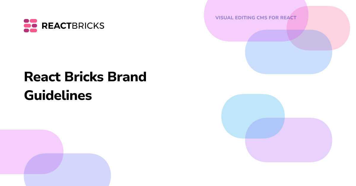 React Bricks Brand Guidelines