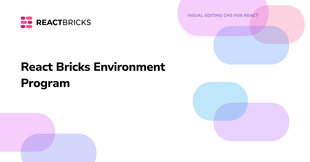 React Bricks Environment Program