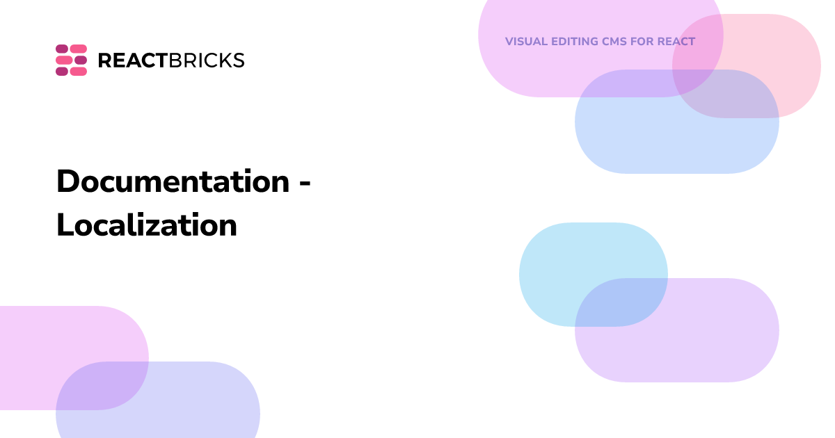 Localization | React Bricks
