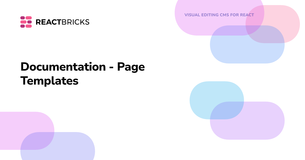 Page Templates | React Bricks